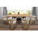 Hokku Designs Logan Set With 82" Dining Table And Trish Silver Side Chairs | Wayfair